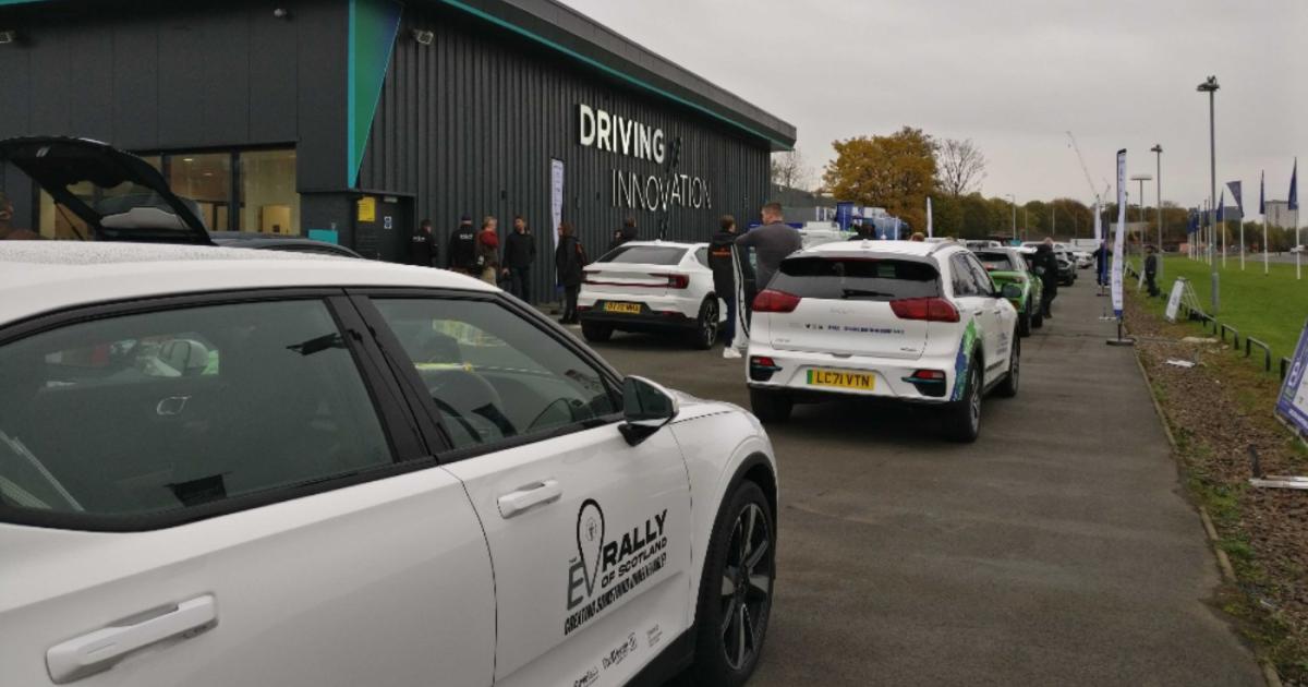 EV Rally of Scotland sets off from home of COP26 - Zapmap