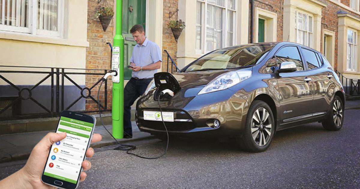 Lamp post EV charge points launched by Rolec - Zapmap