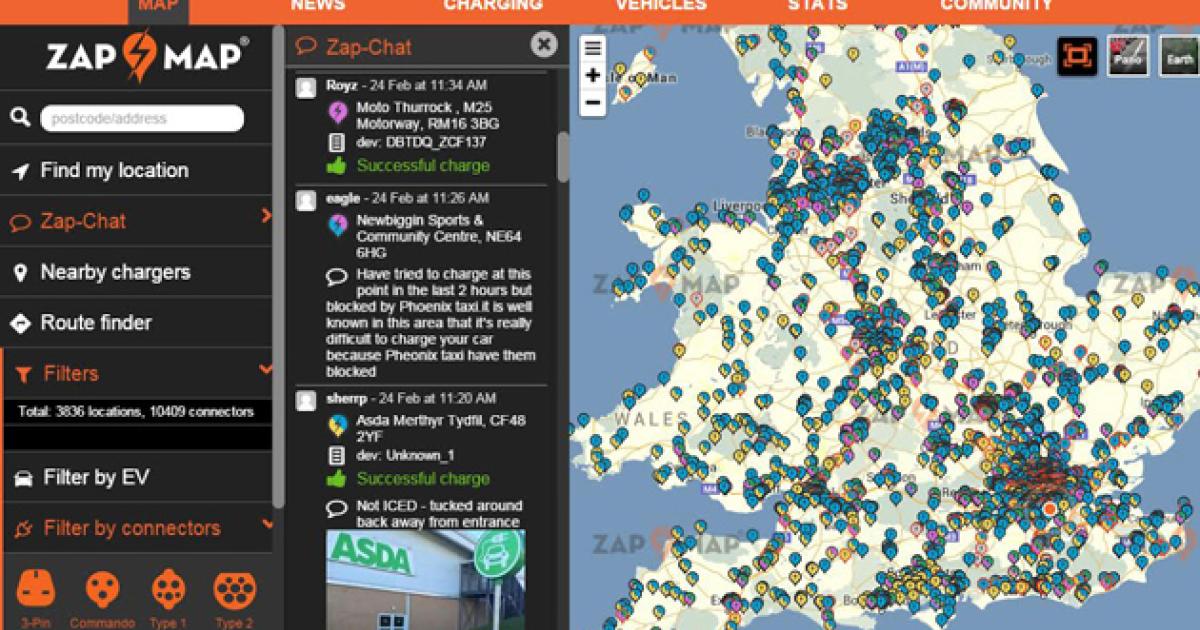 Zap-Chat driving app forward with 2,500 posts already - Zapmap