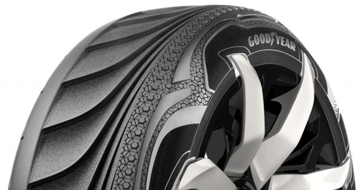 New concept tyre from Goodyear can recharge EV batteries on the move ...