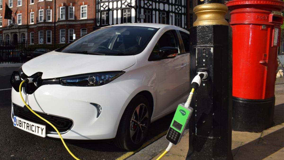lamp post ev charging